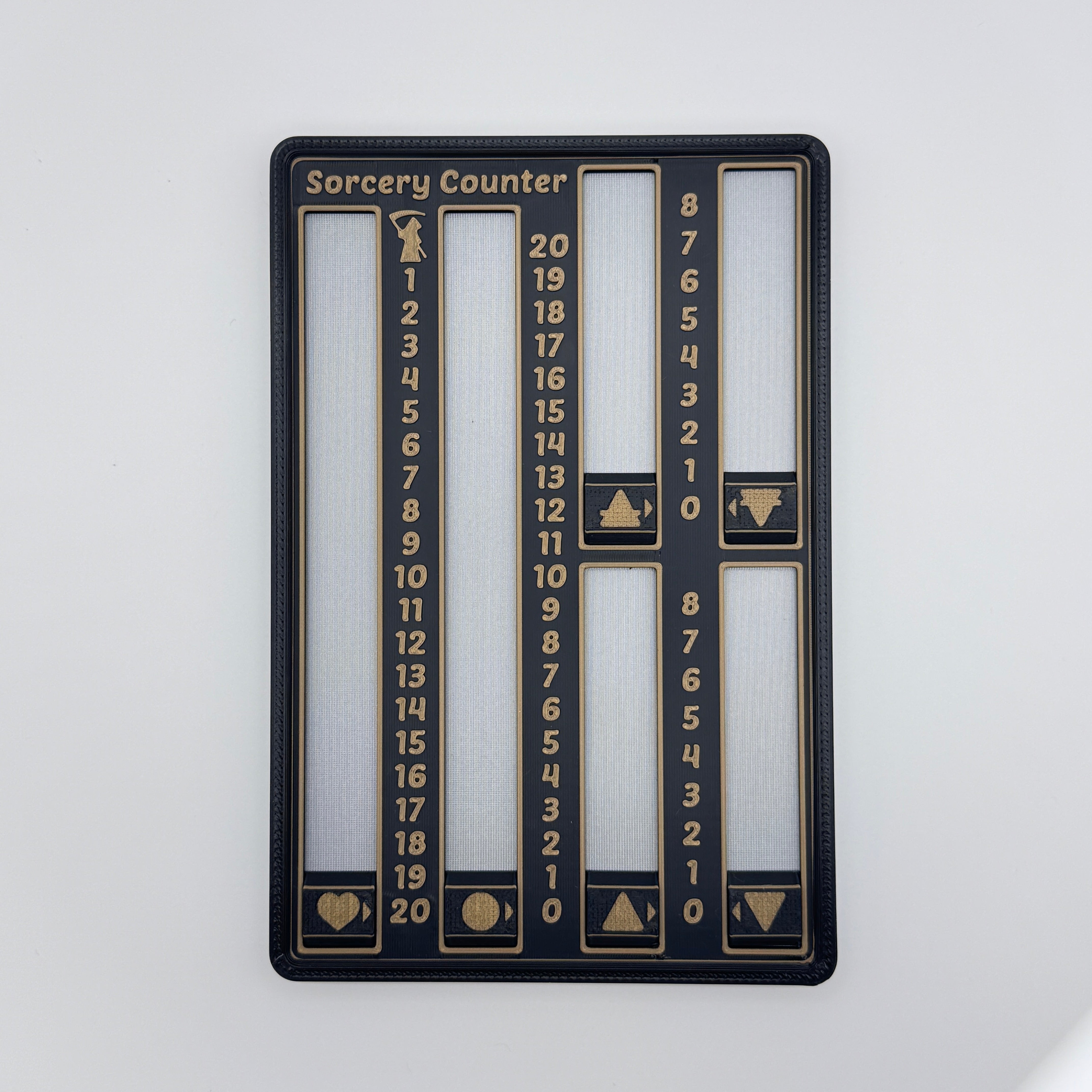 Sorcery Counter - Black & Gold – CardDig LLC
